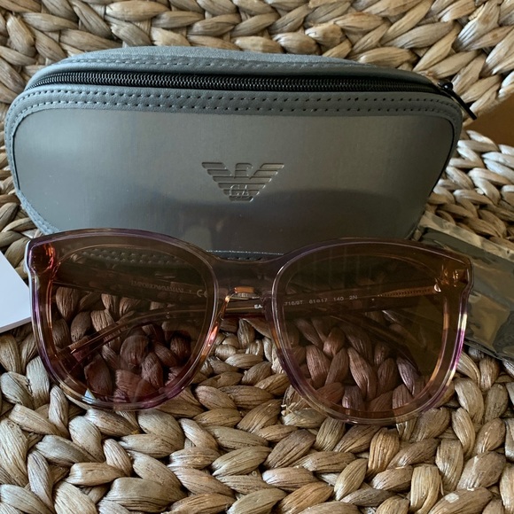 Emporio Armani | Accessories | New Emporio Armani Purple Phantos Shape ...